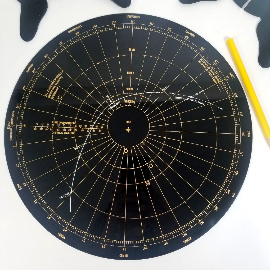 1980s Smithsonian Planet Tracker 13 Diameter Round Flat - Etsy