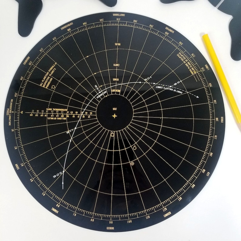 1980s Smithsonian Planet Tracker 13 Diameter Round Flat - Etsy