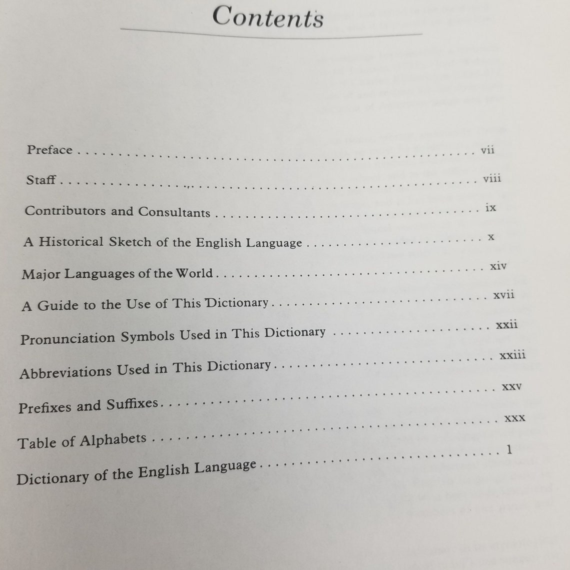 1977 Living Webster Encyclopedic Dictionary Historical Sketch English ...