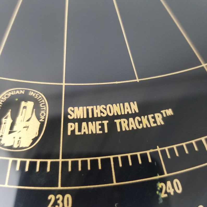 1980s Smithsonian Planet Tracker 13 Diameter Round Flat - Etsy