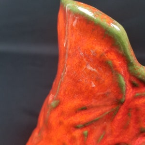 Mccoy ? Pottery Ewer Pitcher Vase 641 USA Orange Red Green - Etsy