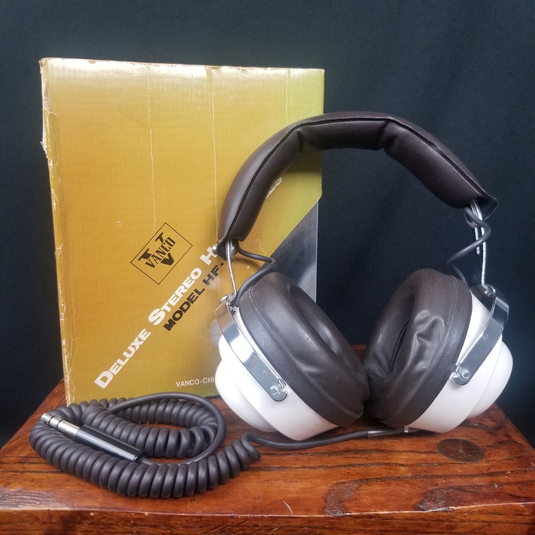 Vanco Model HF-10 8-OHM Professional Stereo Headphones Japan Tested ...
