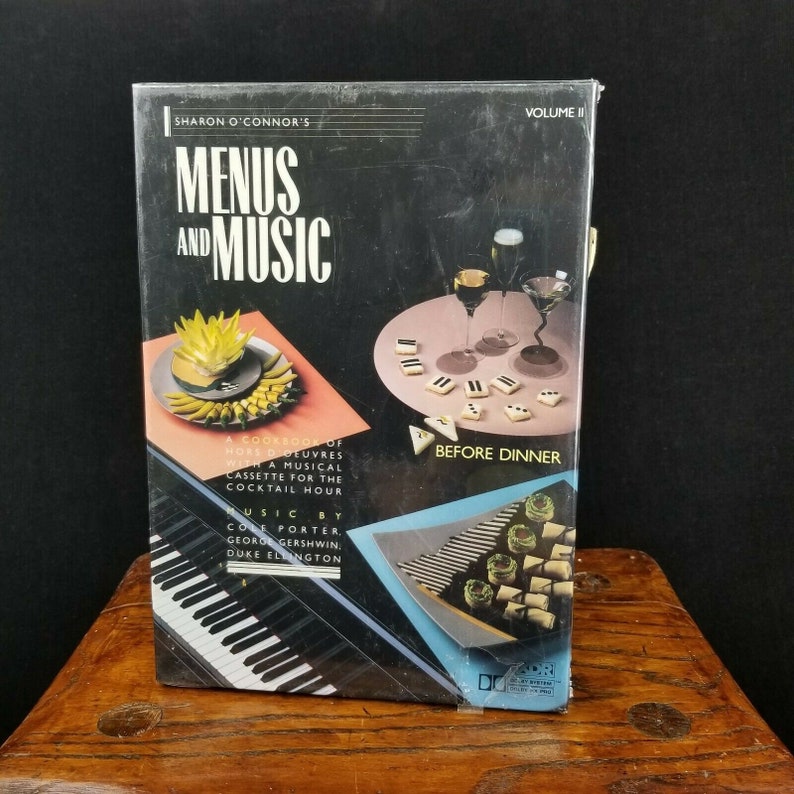 Menus and Music Cookbook Musical Cassette Tape Romantic Hors - Etsy
