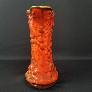 Mccoy ? Pottery Ewer Pitcher Vase 641 USA Orange Red Green - Etsy