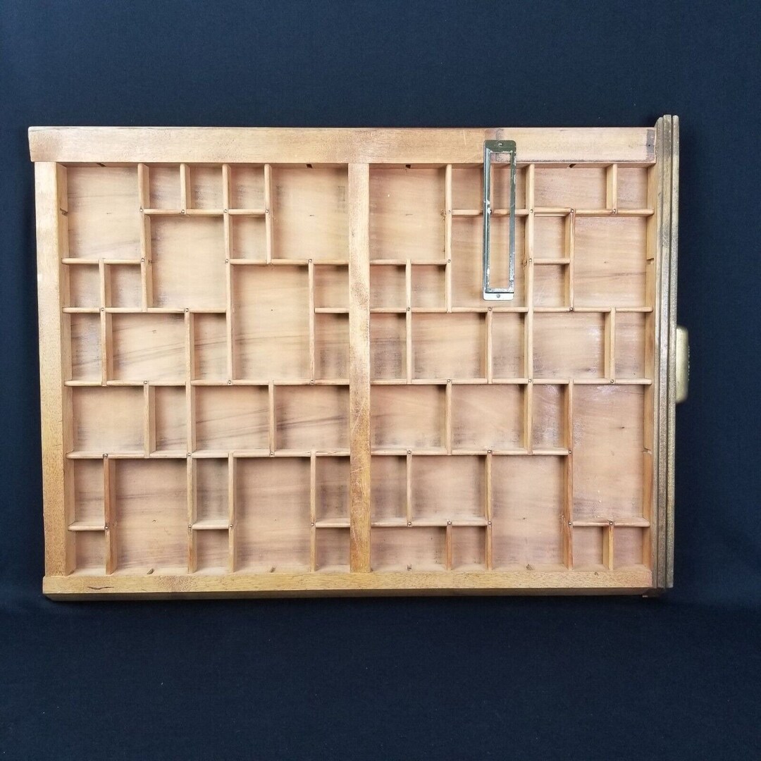 Wooden Ludlow Printer Letter Press Drawer Hanging Trinket - Etsy