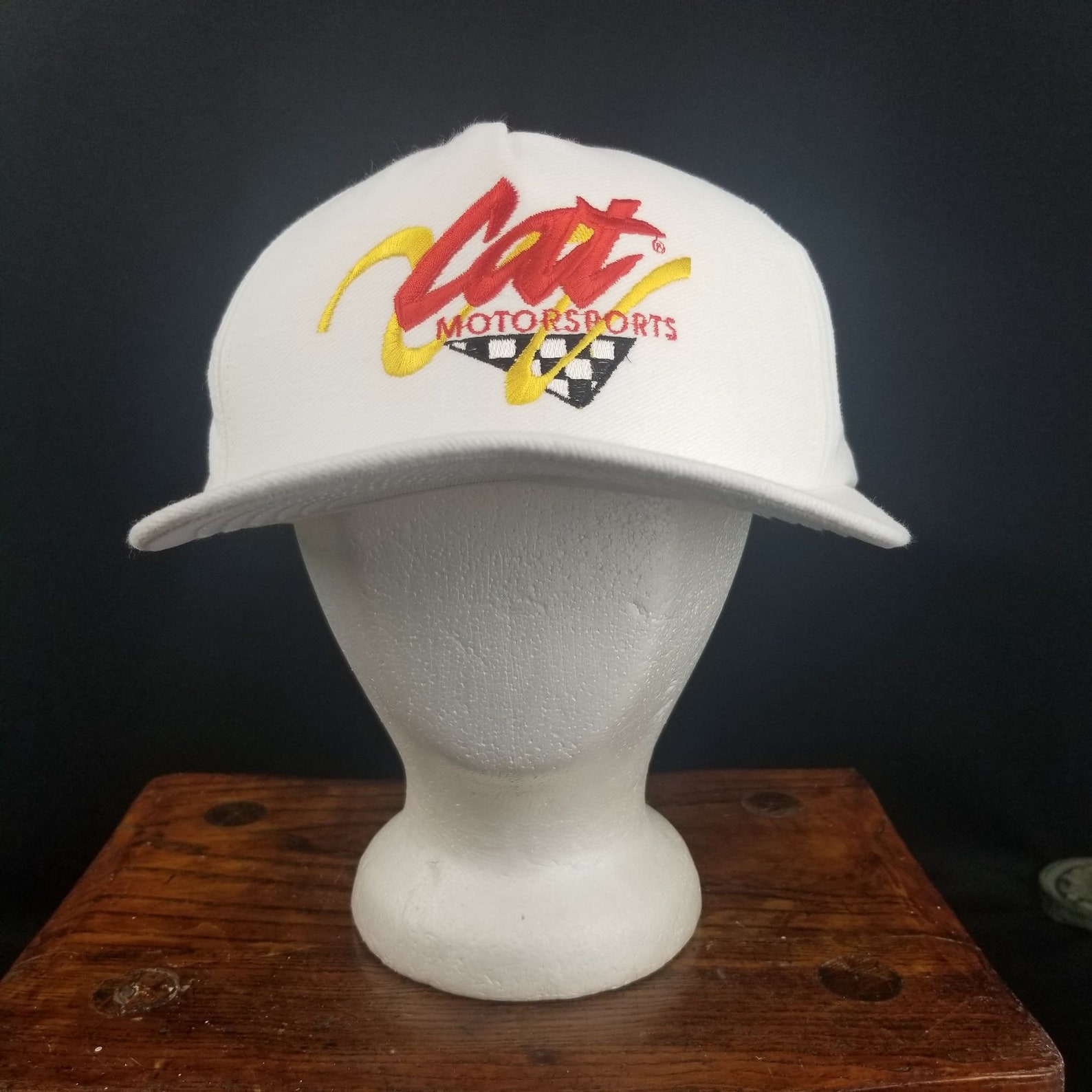 Caterpillar Embroidered CAT Motorsports Snapback Hat One Size - Etsy