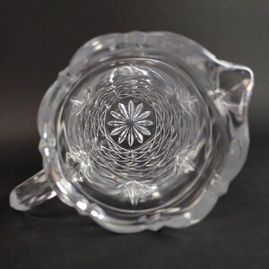 Heavy Clear Glass Drinking Pitcher 32 Oz Pineapple Design Lead Crystal ...