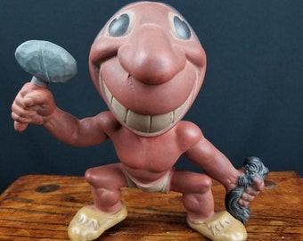 Collectibles Rempel Mfg Inc 1950's Chief Wahoo Rubber Squeaky Toy Art ...