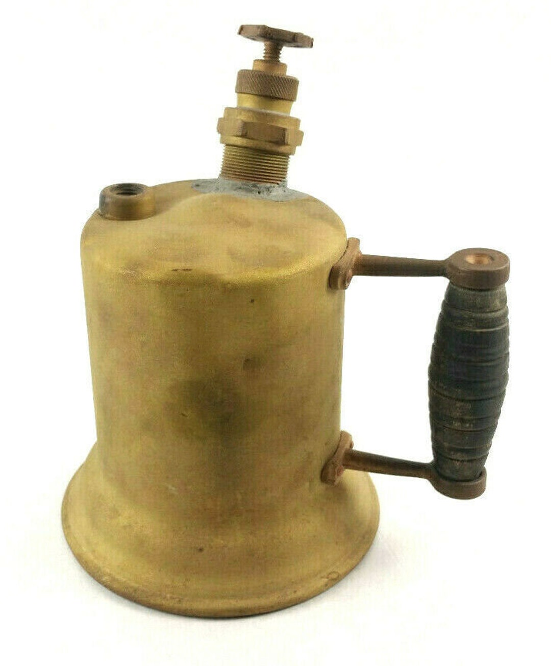 Vintage Antique Blow Torch Metal Sandblasted Project Lamp Mixed Media ...