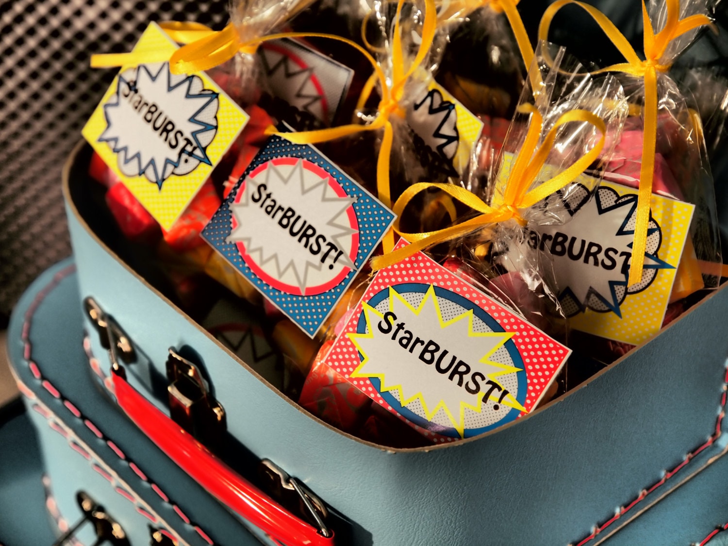 Superhero Starburst Candy Bag Label Printable Superhero Party Favor ...