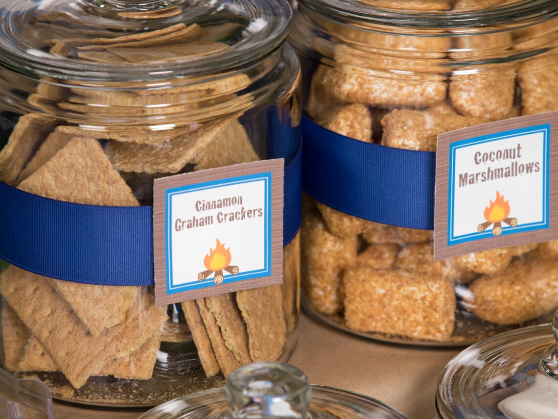 S'MORE Poster & Food Labels for Your SMORES Bar or - Etsy
