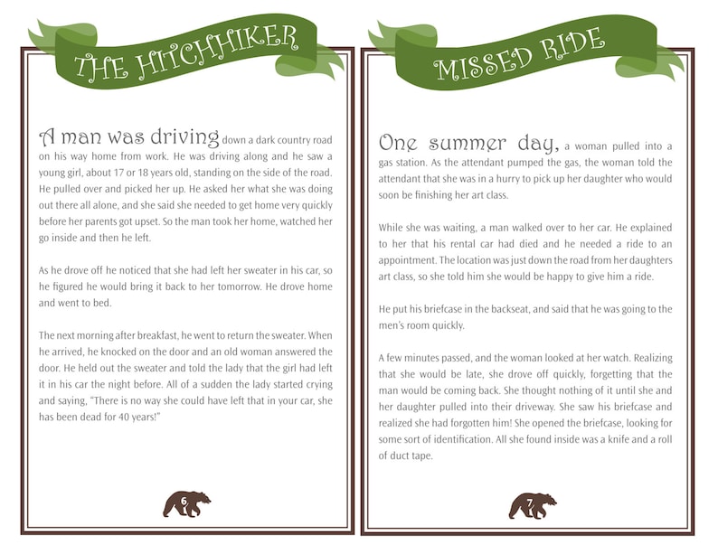 Campfire Story Book Perfect for All Ages Digital Printable - Etsy