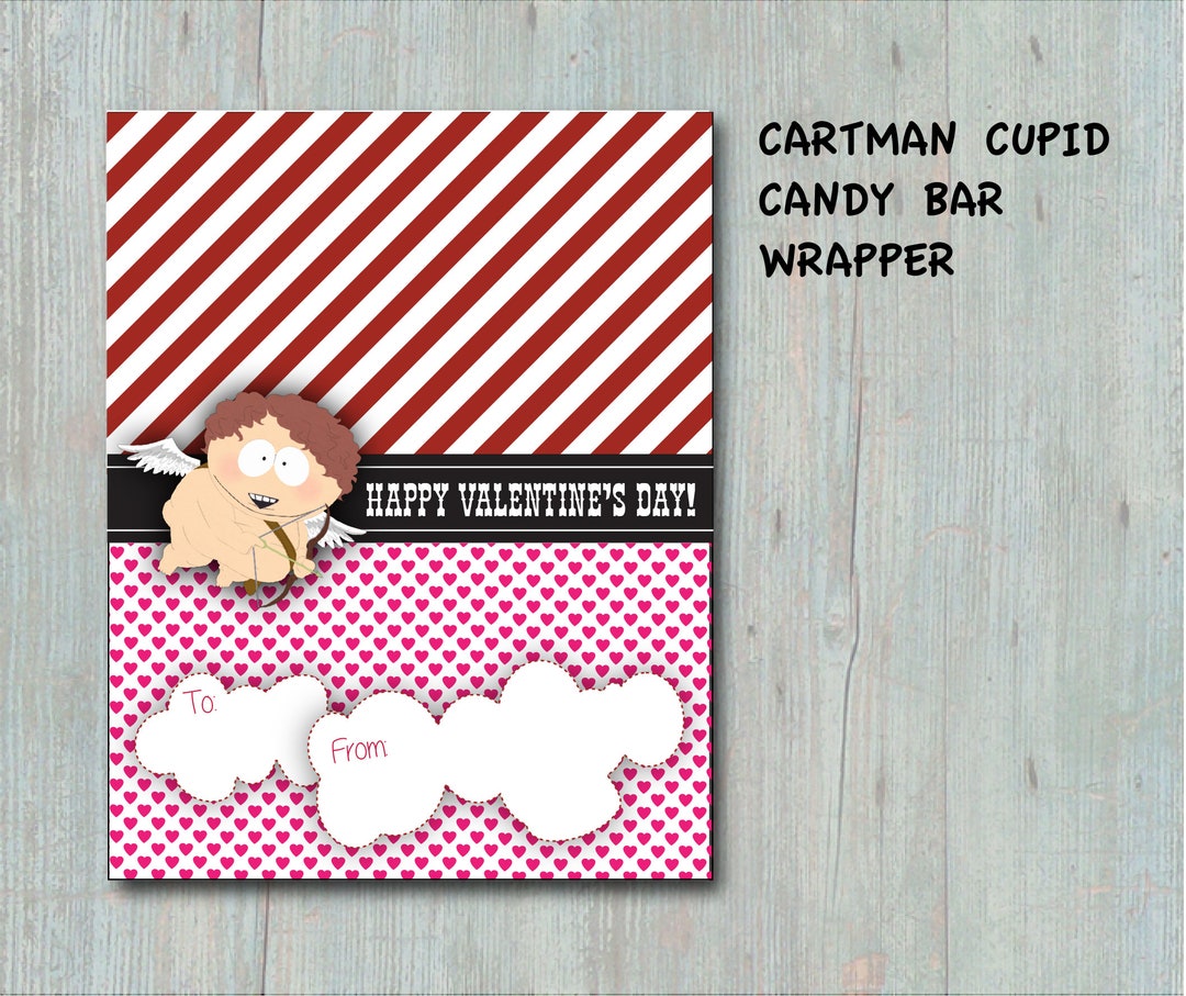 South Park Cartman Cupid Candy Bar Wrapper Birthday Party Favor ...