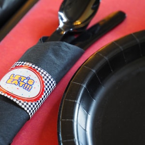 Five Night's at Freddy's Napkin Wrapper Printable - "let's Eat ...