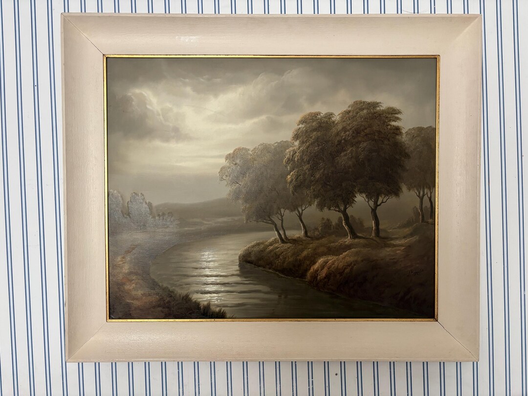 Original J. Morel Painting on Canvas Famous Artist Collector's Item - Etsy