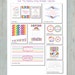 Rainbow Birthday Party Printables Set INCLUDES CUSTOMIZED - Etsy
