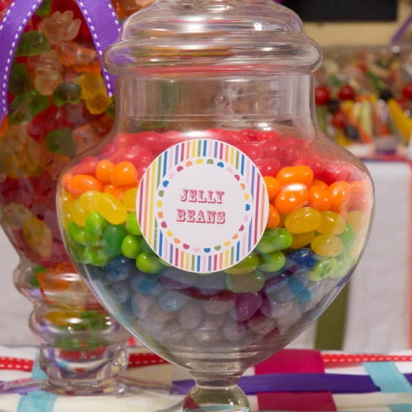 Candy Jar Labels - Etsy