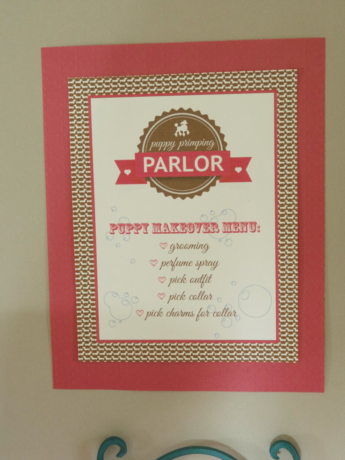 Puppy Love Poster / Signs primping Parlor | Etsy