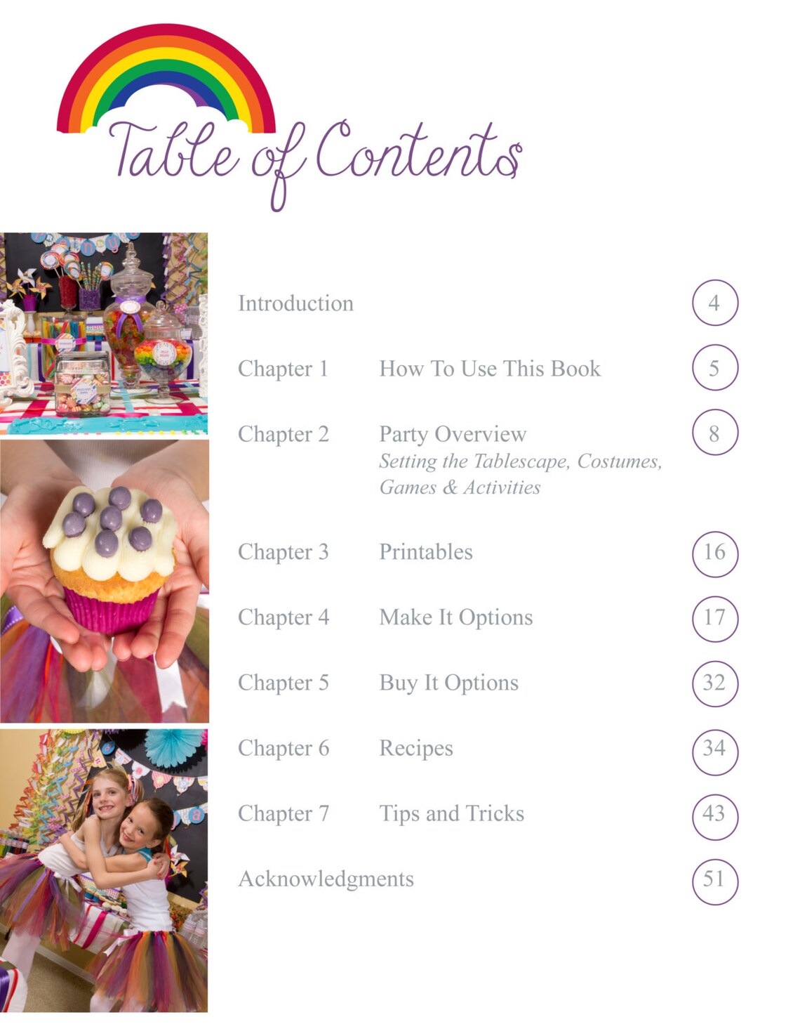 Over the Rainbow Party Plan: 50 Page Guide to Plan Rainbow | Etsy