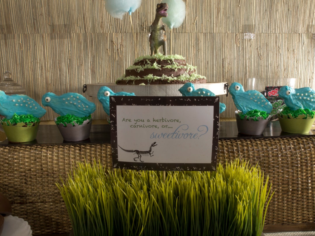 Dinosaur Party Food Label Printables - Buffet Table Labels - Punch ...