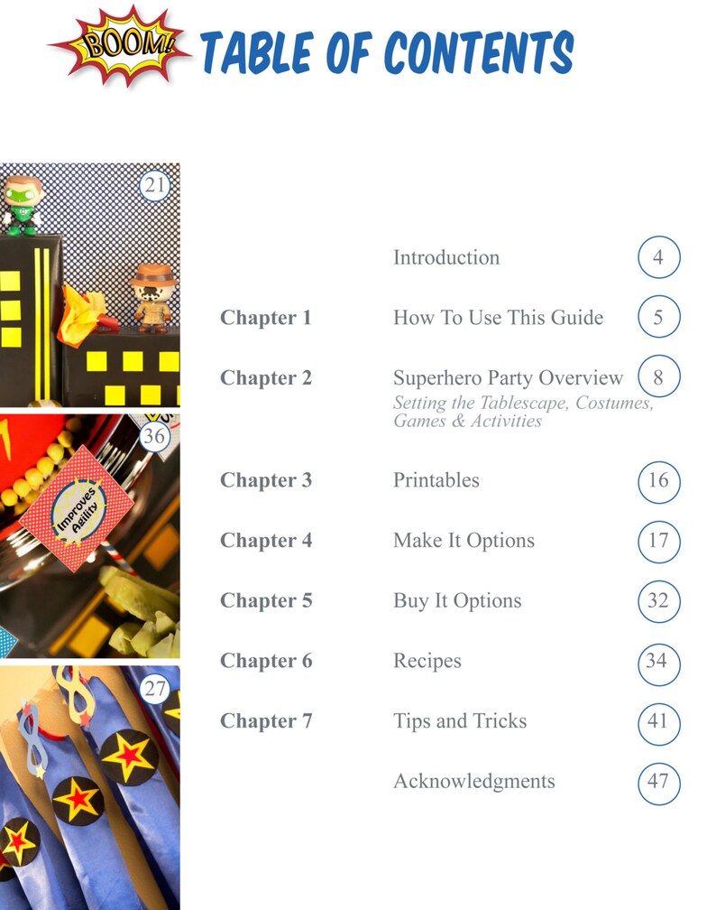 Superhero Party Plan: 50+ Page Guide to Plan Your Superhero Themed ...