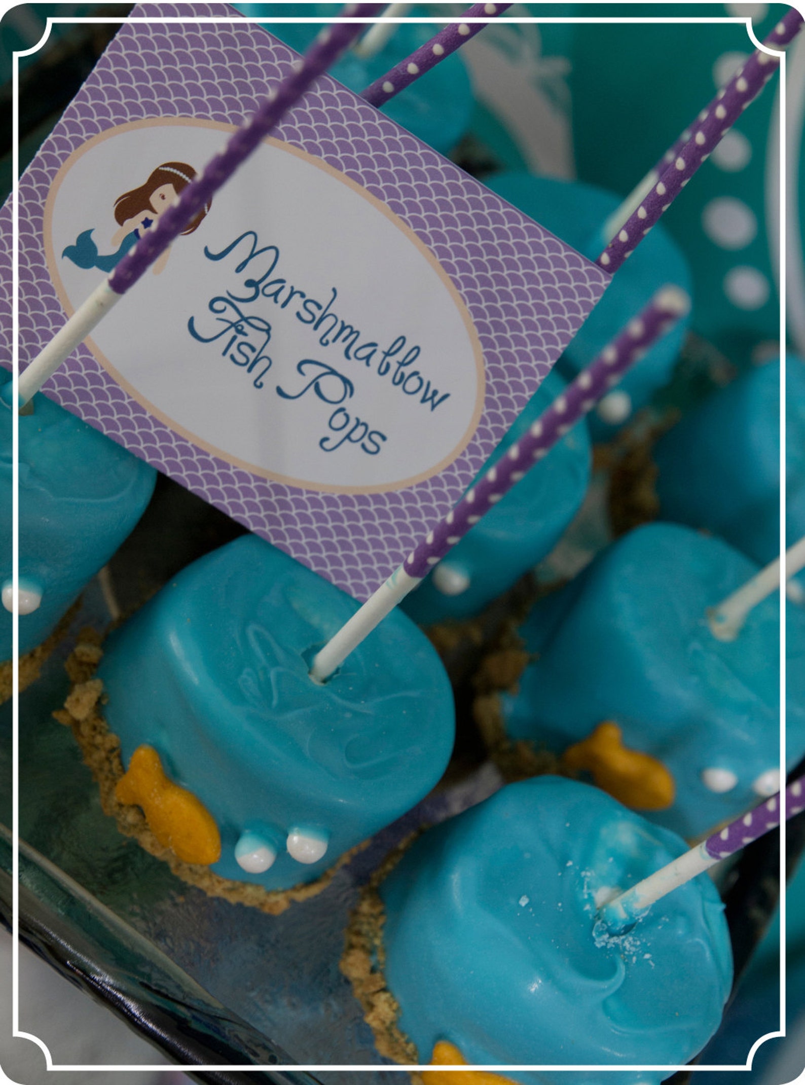 Mermaid / Under the Sea Food Label Set Printables - Etsy