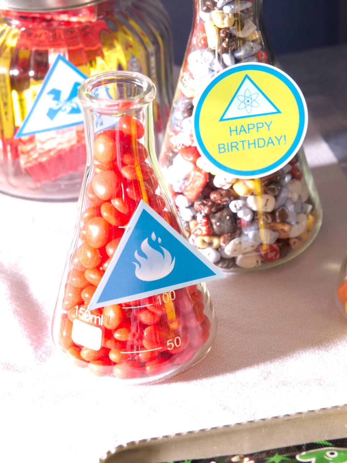 Pink Mad Scientist Party Food Label Printables - Drink Label - Food ...