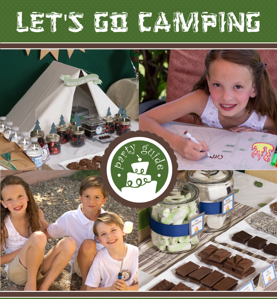 Let's Go Camping Party Plan: 50+ Page Guide to Plan Camping Themed ...
