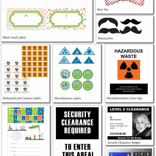 Mad Scientist Clipart - Etsy