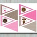 Puppy Love Birthday Banner / Flag Printable SET Can Be - Etsy