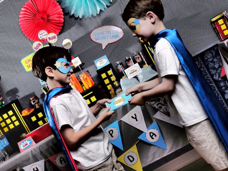 Superhero CRUNCH Bar Wrapper Printable Superhero Candy Bar - Etsy