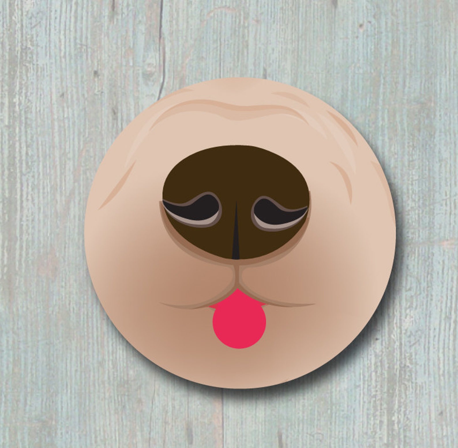 Puppy Snout Print Out Attach to Blowers PRINTABLE Puppy - Etsy