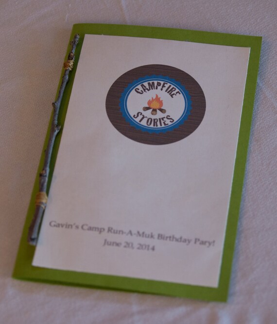 Campfire Story Book Perfect for All Ages Digital Printable | Etsy