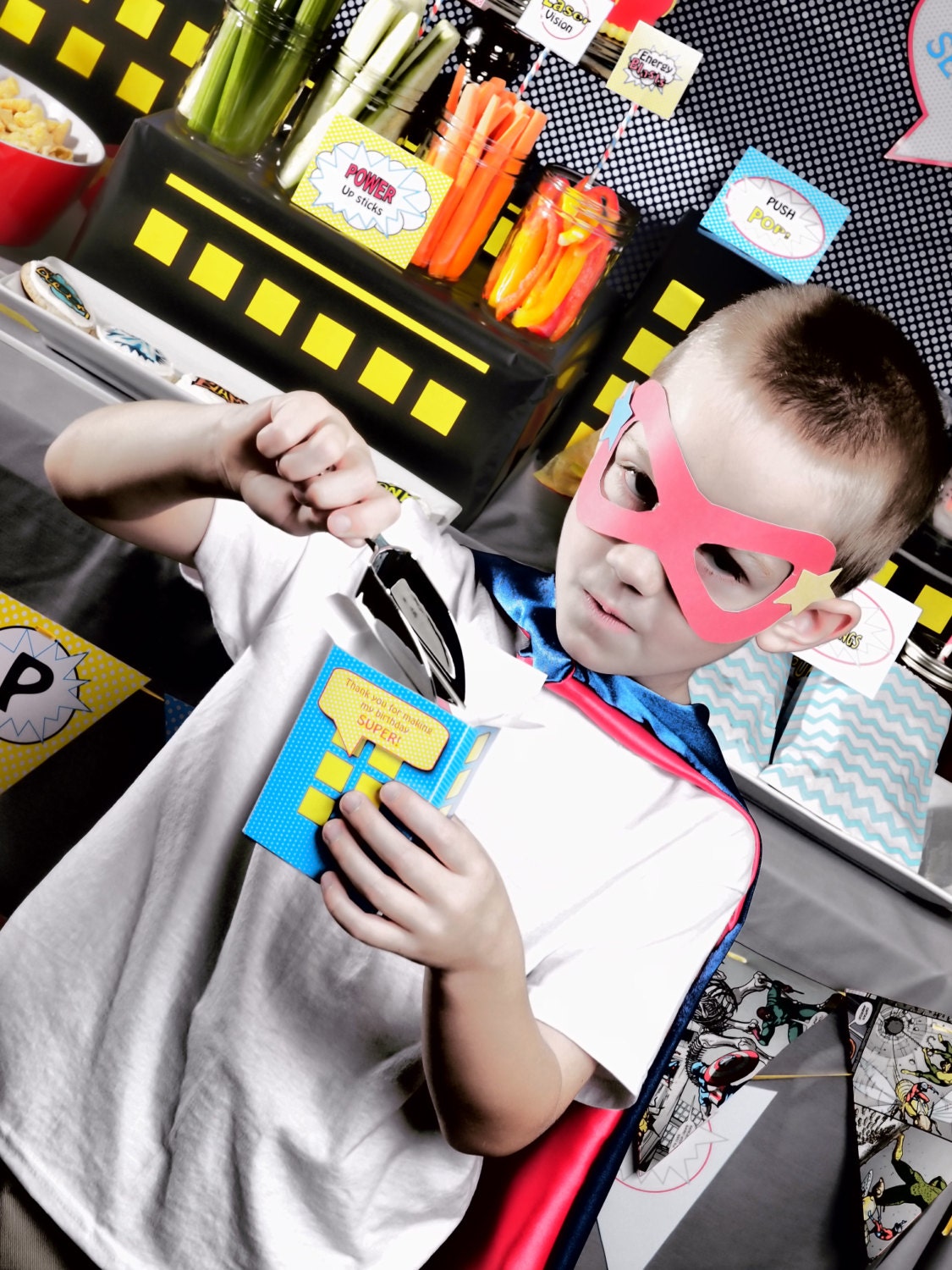 Superhero Candy / Favor Box Printable With Tutorial - Etsy