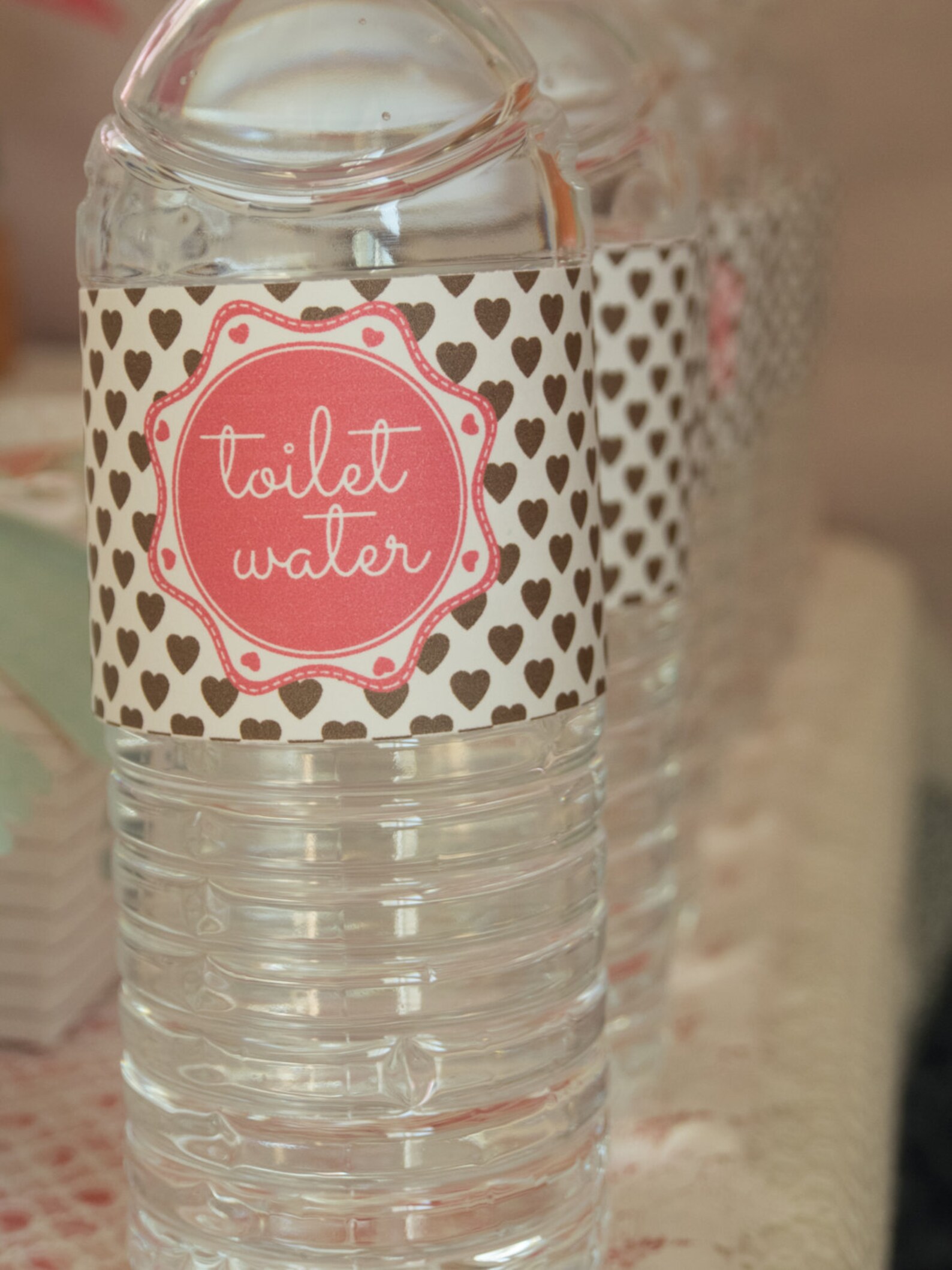 Food Labels and BONUS Water Bottle Lables "toilet Water" - Puppy Love ...