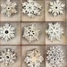 Laser Cut Snowflakes Mini Snowflakes Blank Wood Snowflakes - Etsy