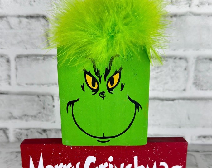 Grinch Block - Etsy