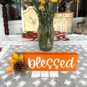 Thanksgiving Decor, Thanksgiving Sign, Thankful Sign, Thankful, Blessed ...