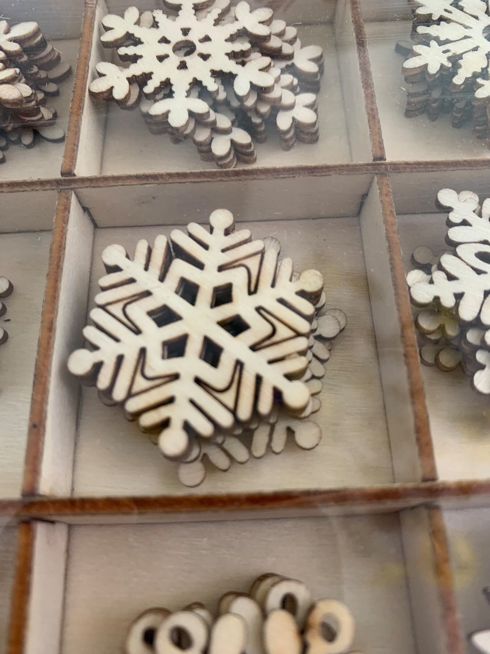 Laser Cut Snowflakes Mini Snowflakes Blank Wood Snowflakes - Etsy