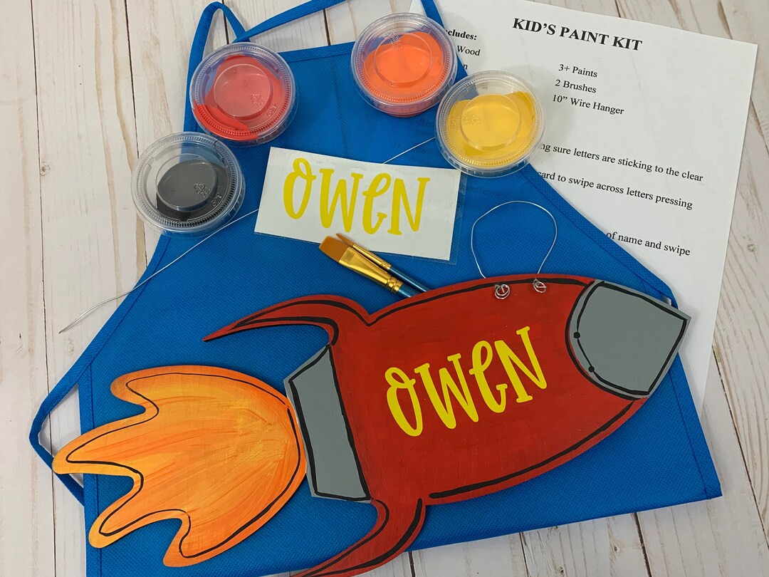 Rocket Paint Kit, Kid's Paint Kits, Kids DIY Kits, Kids Paint Kits ...