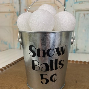 Winter Tier Tray Decor, Winter Coffee Bar Decor, Tier Tray, Snowball ...