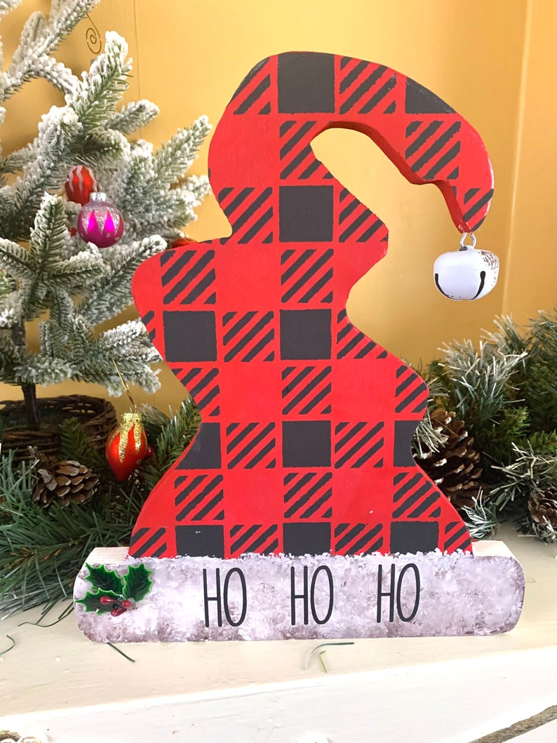 Wood Santa Hat Santa Sign Santa Hat Christmas Sign - Etsy