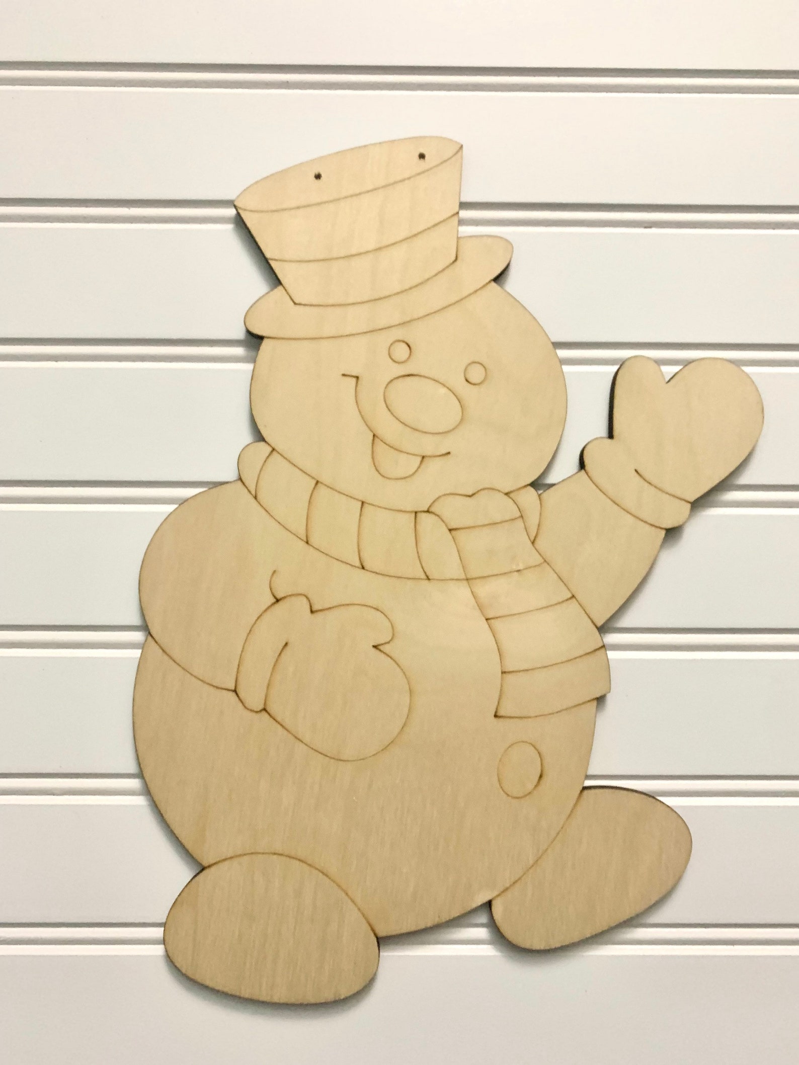 Snowman Kid's DIY Paint Kit, Christmas Kid Paint Kit, Kids DIY Kit ...