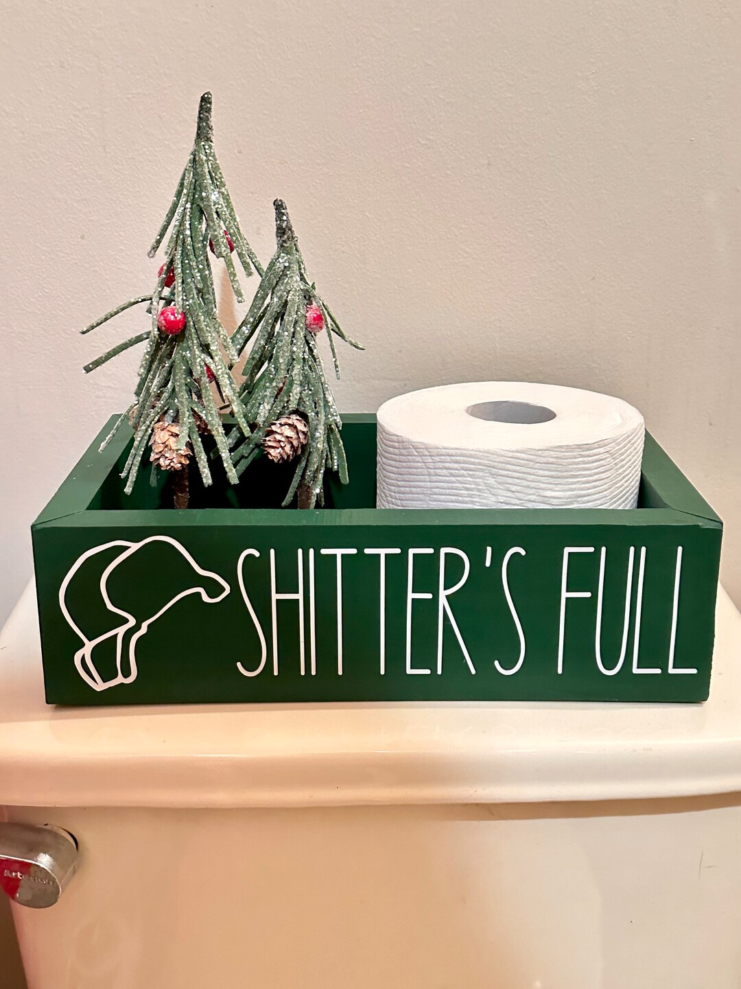 Shitters Full, Christmas Vacation, Christmas Toilet Paper Box ...