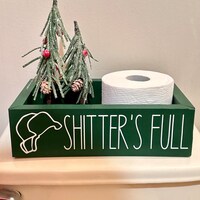 Funny Grinch Toilet Paper Organizer Christmas Bathroom Decor What's ...