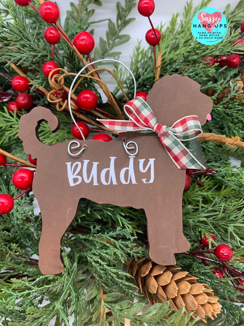Labradoodle Christmas Ornament Personalized Labradoodle - Etsy
