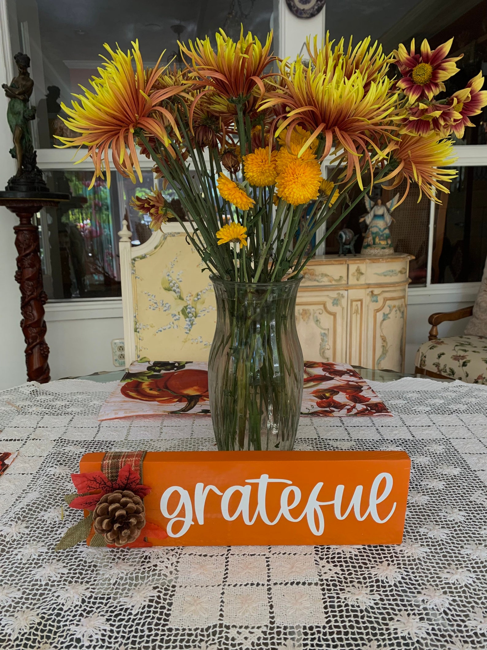 Thanksgiving Decor Thanksgiving Sign Thankful Sign | Etsy