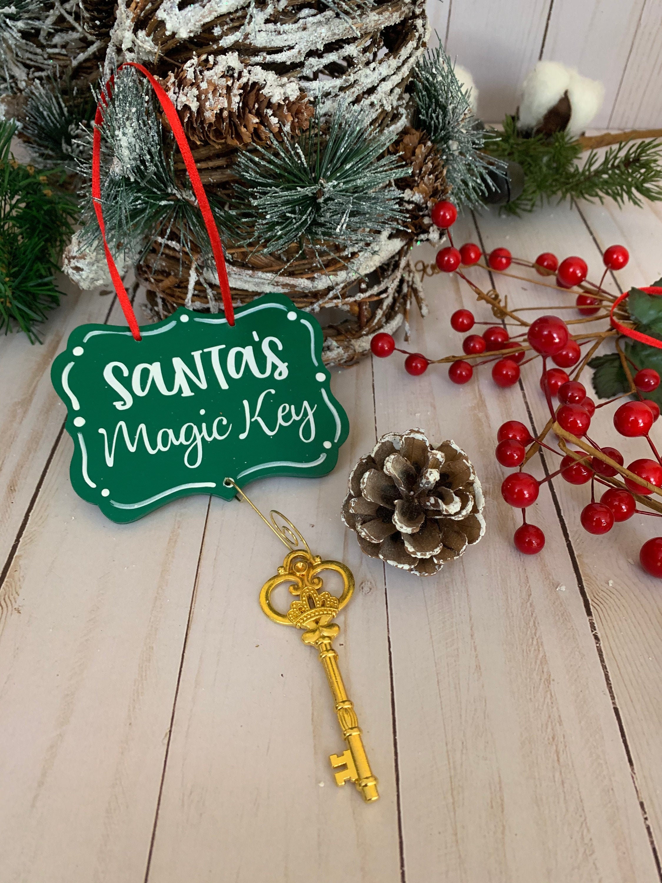 Santa's Magic Key Key of Santa Magic Key Santa Key | Etsy