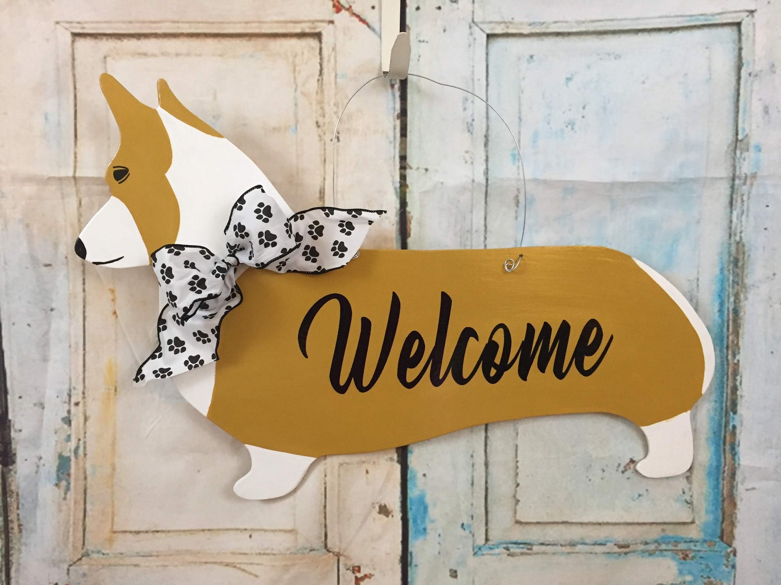 Pembroke Welsh Corgi Corgi Door Hanger Corgi Gift Corgi - Etsy