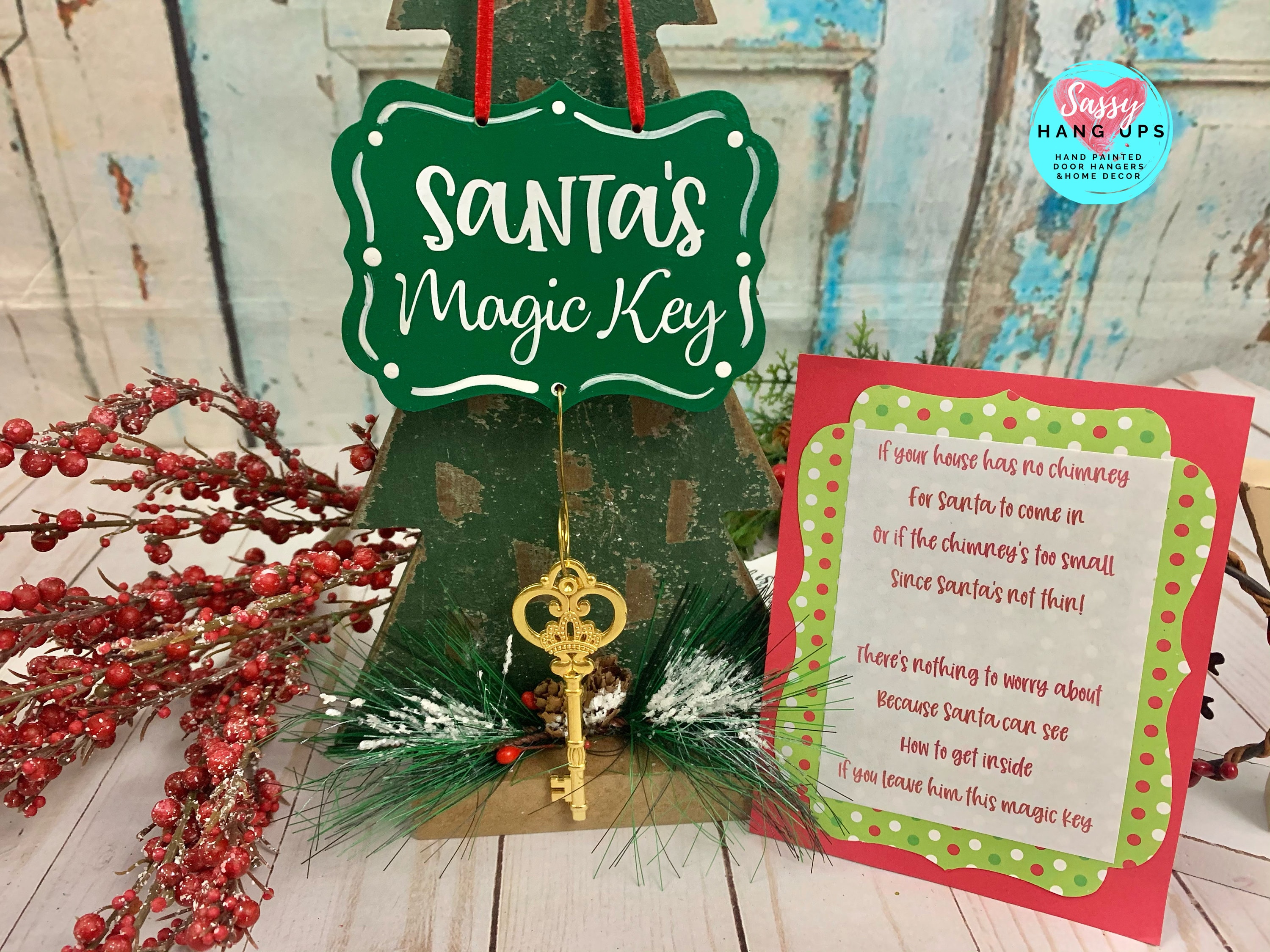 Santa's Magic Key Key of Santa Magic Key Santa Key | Etsy